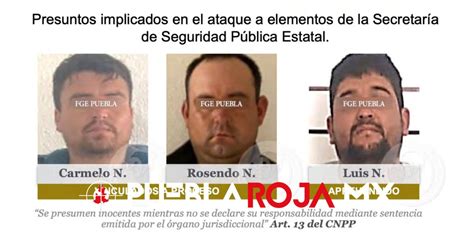 Puebla Roja On Twitter 🔴asesinos De Policía Estatal👮🏻‍♂️ Ya Habían