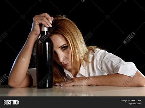 Drunk Blond Woman Image And Photo Free Trial Bigstock