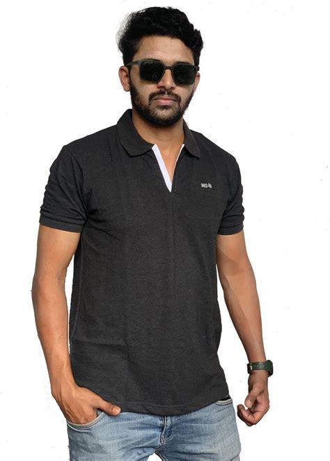 Cotton Plain Men T Shirts Polo Neck At Rs 280 In Wayanad Id