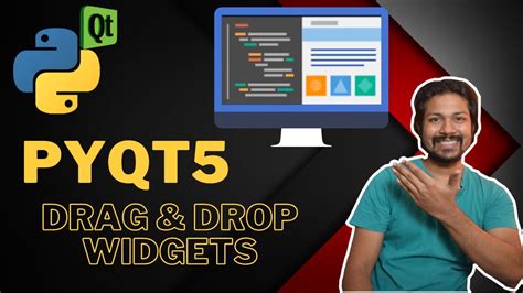 pyqt5 tutorial series drag and drop widgets easily youtube