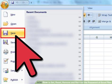 5 ways to set reset remove and recover the password of excel files