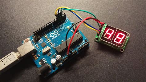 arduino and 2 digit seven segment module ardumotive