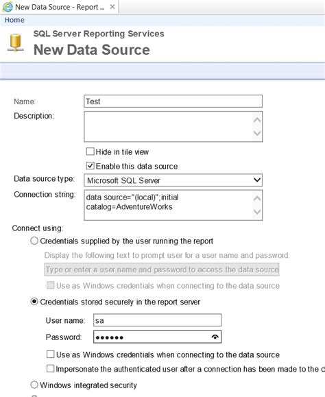 sql reporting services no dataset available stack overflow