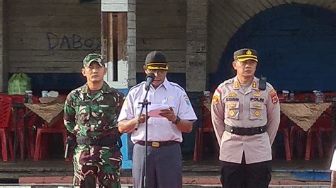 Apel Gabungan Aparat Tni Polri Dan Pemda Nabire Dalam Rangka
