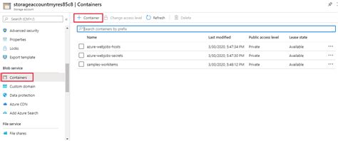 create a function in azure triggered by blob storage