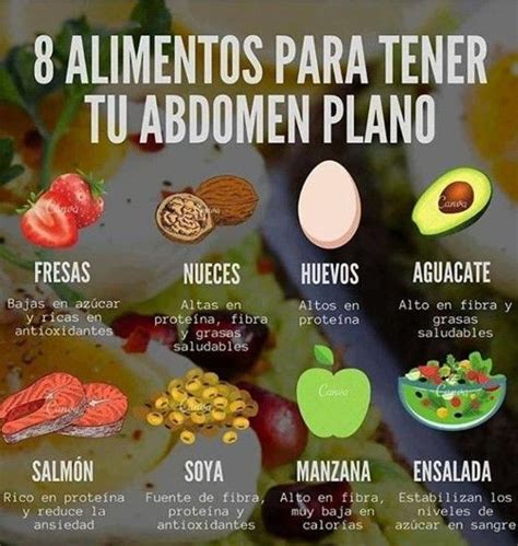 8 Alimentos Para Tener Un Abdomen Plano Alimentos Para Abdomen Plano