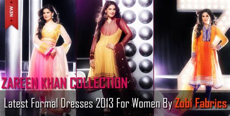 Latest Formal Dresses 2013 For Women By Zobi Fabrics Zareen Khan Wear