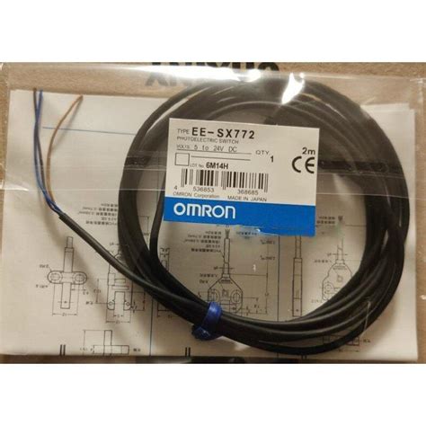 新品 Omron オムロン フォト マイクロ センサー Ee Sx772 2m 10個セット 保証付き P21405776968e しのたけ