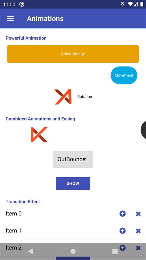 common widgets and controls felgo documentation