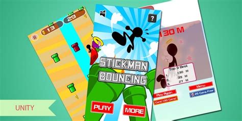 stickman bouncing complete unity project by awdgames codester