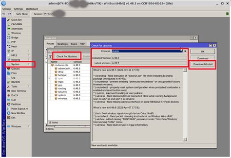 Starting Mikrotik And Update Upgrade Firmware Nanosofttech