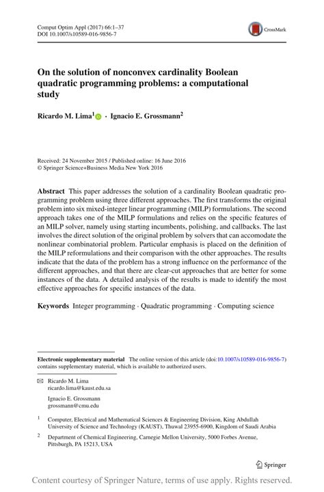 on the solution of nonconvex cardinality boolean quadratic programming