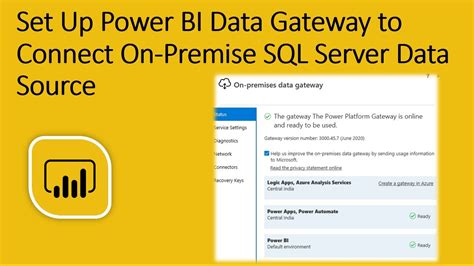 connect on premise data to powerapps flow powerbi using on premises