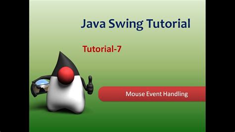 event handling mouse event handling in java youtube