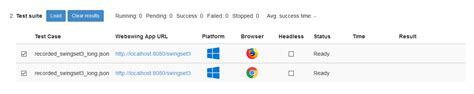 test tool webswing documentation
