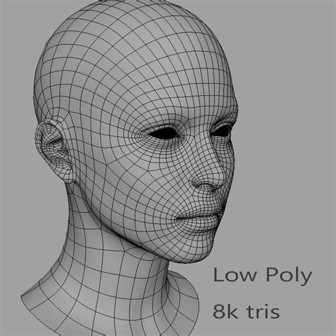 head 3d model mesh