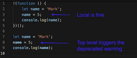 javascript why vs code has problem with variable name stack overflow