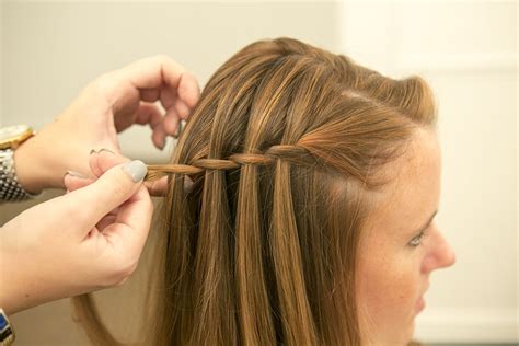 Easy Waterfall Braid Tutorial See The Step By Step Photos Popsugar