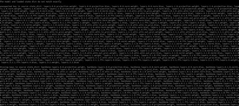 [segformer] missing keys in source state dict · issue 2707 · open
