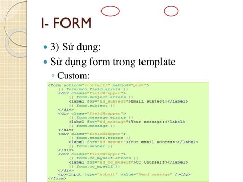 ppt training django form powerpoint presentation free