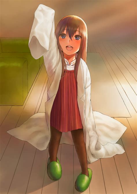 The Big Imageboard Tbib 1girl Age Regression Blue Eyes Brown Hair