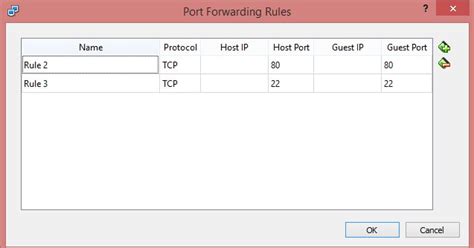 networking virtualbox won t forward port 80 super user