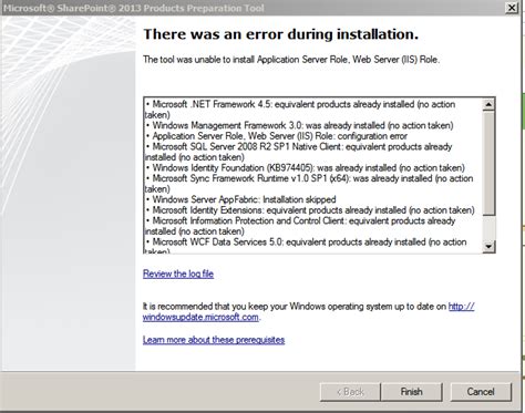 web server iis role configuration error sharepoint 2021 unbrick id
