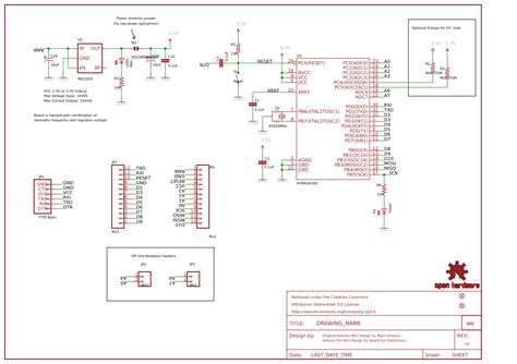 arduino pro mini 328 3 3v 8mhz open hardware easyeda open source