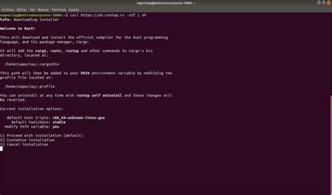 rust instala este lenguaje de programación en ubuntu 18 04 linux