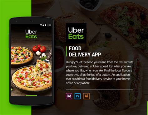 Uber Eats Food Delivery App Android App Concept On Behance