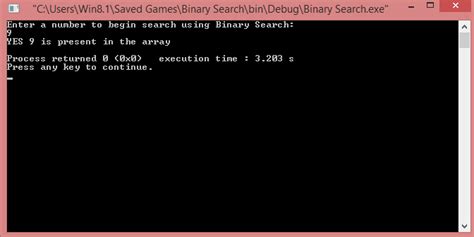 binary search in c and java pencil programmer