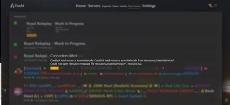 could not open resource metadata file resources essentialmode