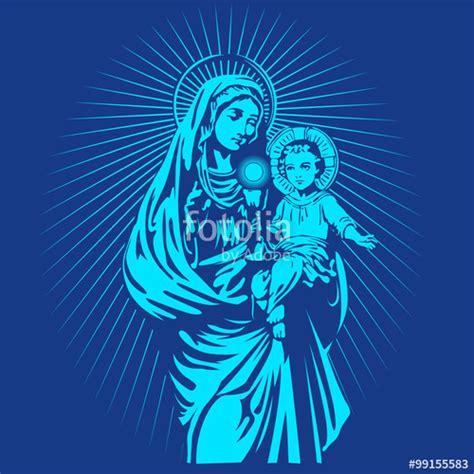 Virgin Mary Vector At Collection Of Virgin Mary