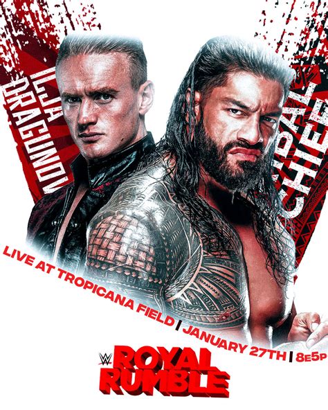 Wwe Royal Rumble 2024 Dream Match Ilja Vs Roman By Ozanflair On