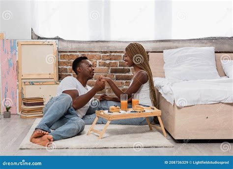 View Of Beautiful African American Couple Stock Image Image Of