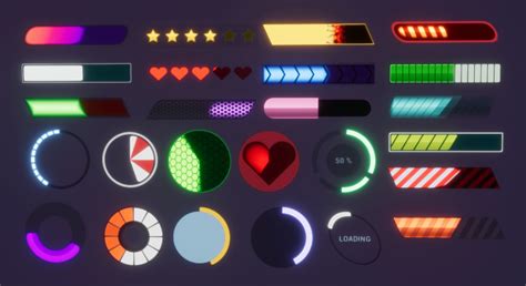 sdf robo progress bars in materials ue marketplace