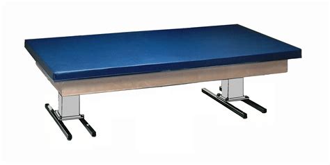 bailey professional electric hi low upholstered mat table