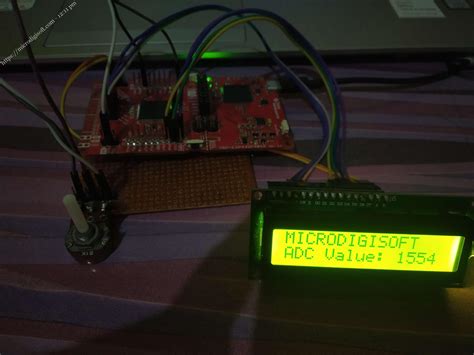 ti launchpad adc module with msp432 microcontroller