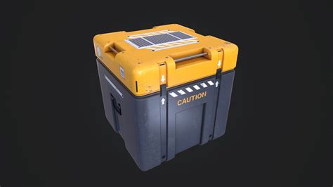 sci fi storage loot crate 07 3d model loot crate crates loot