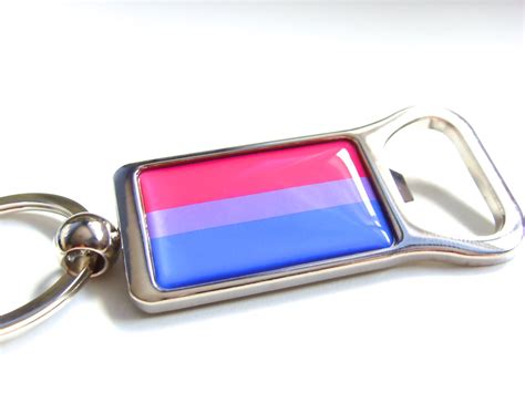 Bisexual Flag Lgbt Movement Gay Pride Lgbtq Key Fob Keyfob Etsy
