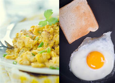 Would You Rather Eat Scrambled Or Fried Eggs Popsugar Food