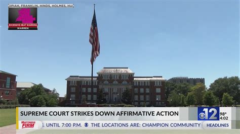 U S Supreme Court Strikes Down Affirmative Action Youtube