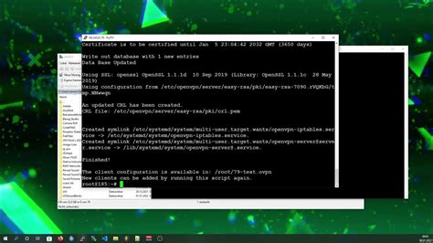 openvpn autostart einrichten unter linux debian ubuntu nat static