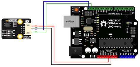 dfrobot dfr0117 gravity i2c eeprom数据存储模块 产品资料 使用教程
