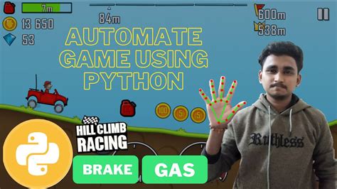 python project automate hill climb racing game using python opencv