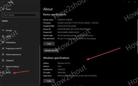 how to check windows 10 version using command prompt h2s