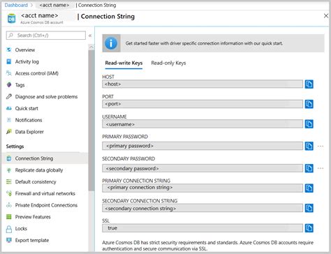 connect a mongodb application to azure cosmos db