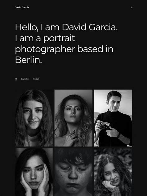 Portfolio Website Templates For Photographers Artists And Designers Pixpa