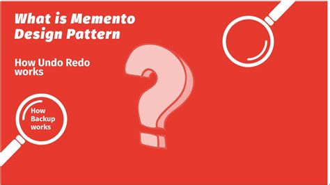 memento design pattern example part2 youtube