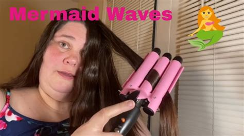 Beautiful Mermaid Waves With A Three Barrel Curling Iron Youtube